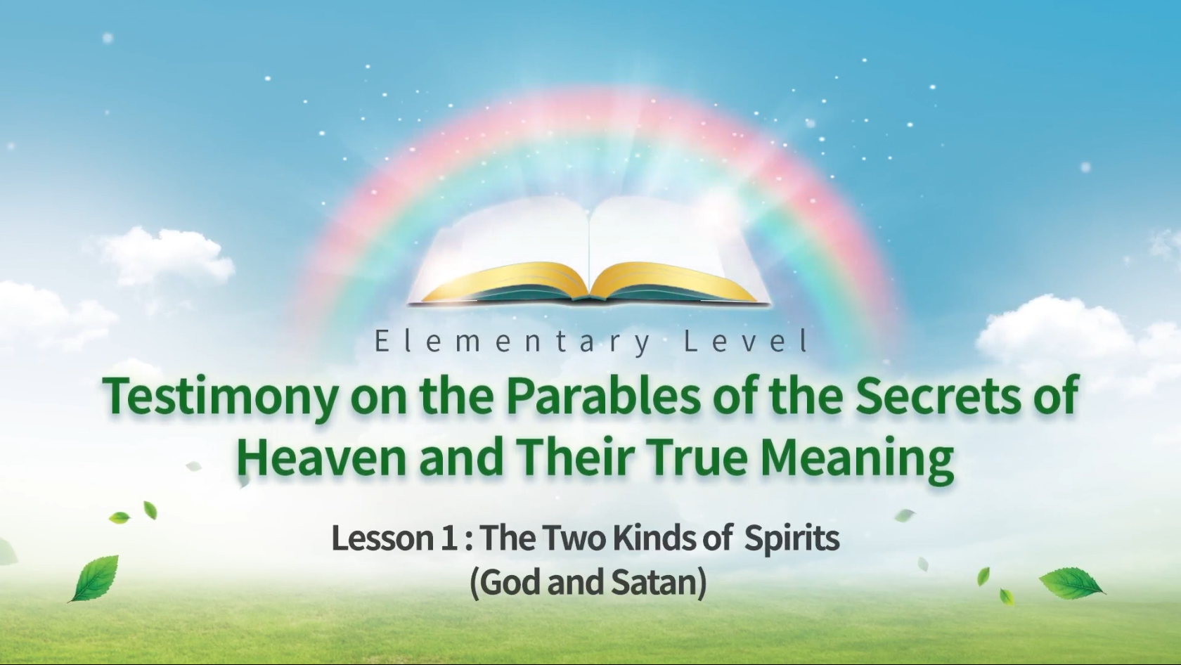 The Two Kinds of Spirits - Zion Christian Mission Center